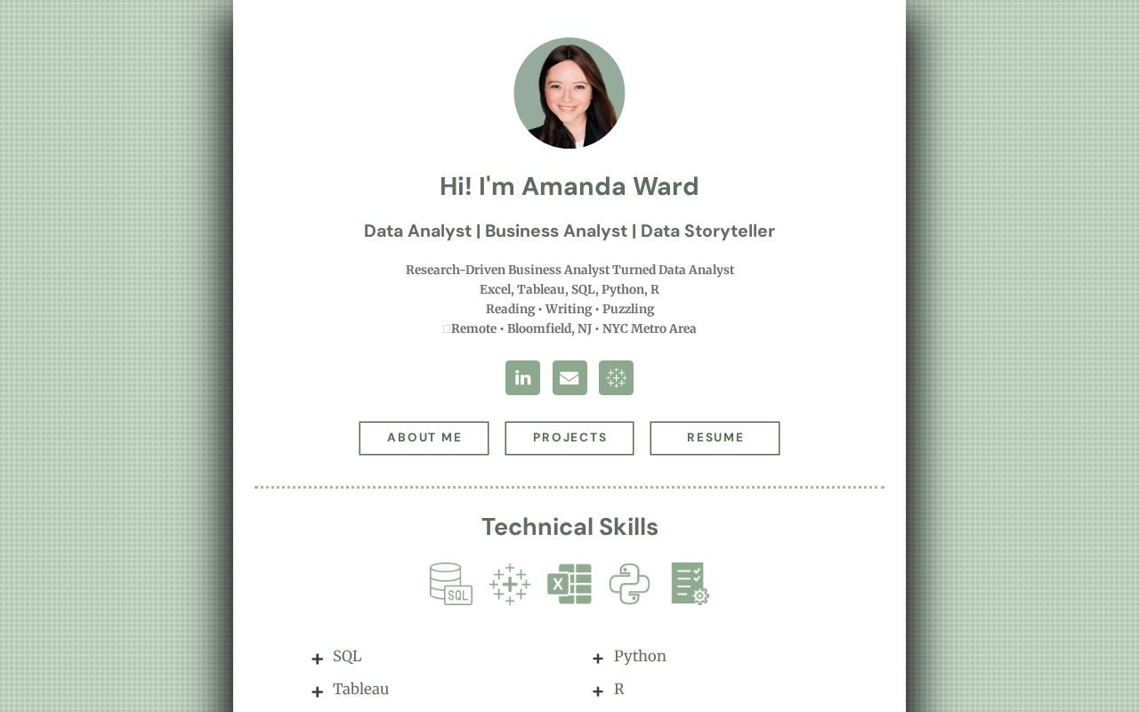 Amanda Ward Portfolio